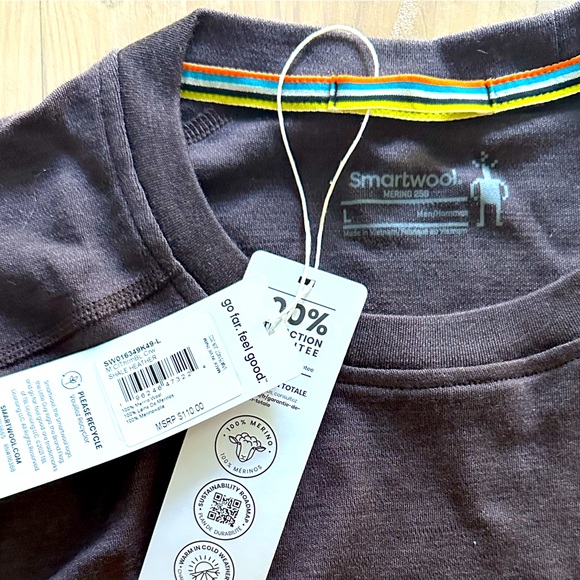 Smartwool | Shirts | Smartwool Mens Classic Thermal Merino Base Layer ...